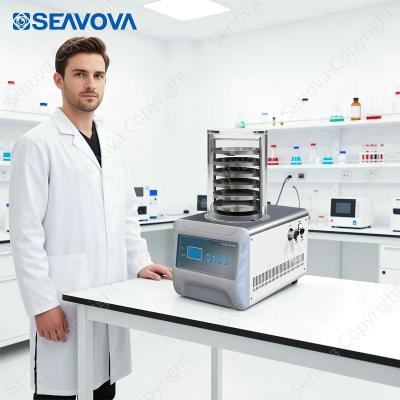 China Benchtop Freeze Dryer Senova Biotech Lab Scale Lyophilizer NovaDryer-B101 for sale