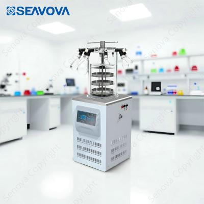 China Capacity 6kg Small Scale Freeze Dryer Senova Laboratory Lyophilizer for sale