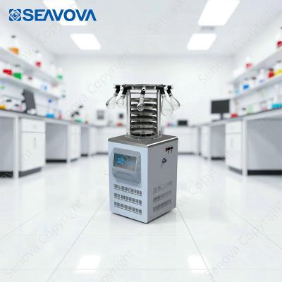 China CE ISO Vertical Freeze Dryer Lyophilization Laboratory Freeze Dry Machine Small for sale