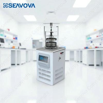 China Medicine Processing Vertical Freeze Dryer 6kg Freeze Dryer Machine Small for sale