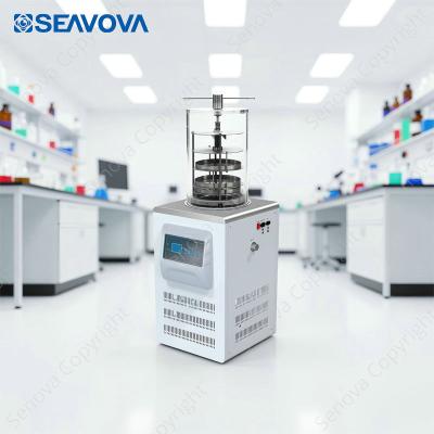China Senova Biotech Laboratory Lyophilizer 3kg/24hr Lab Scale Freeze Dryer -80C for sale