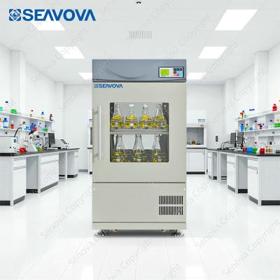 China Refrigerated Shaking Incubator Orbital Floor Incubator Shaker 1000mlx4 500mlx24 / Model DS-5033 for sale