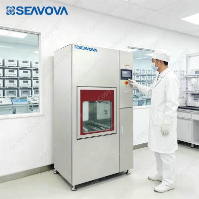 China 320L Medical Glassware Washer Pharmaceutical Glass Washer With Dual Doors for sale