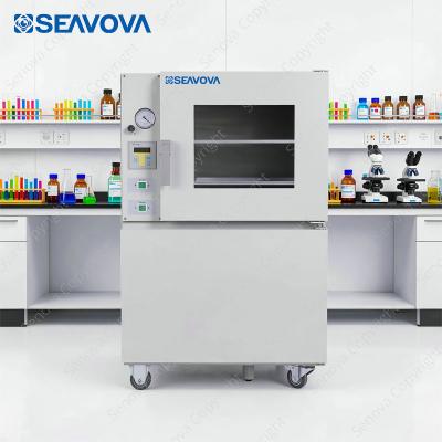 China 90L 250C Floor Standing Vacuum Oven NuOven VQ91-1 with Shelf Heating for sale