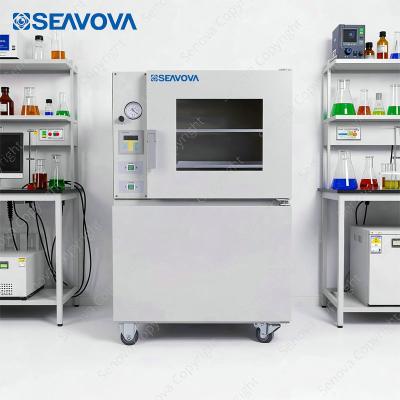 China 50L 400C Programmable Floor Standing Vacuum Oven NuOven VQ52-8 with Shelf Heating for sale