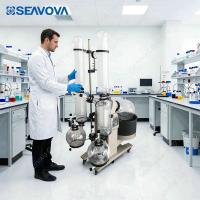 China Electric Lifting 10L Rotary Evaporator Dual Set Up Rotary Vacuum Distiller for sale