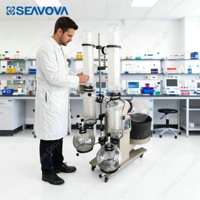 China 50L Dual Set-up Rotary Evaporator NoVap-DC50 for sale