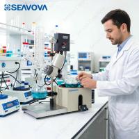 China 1L Laboratory Rotary Evaporator Manual Lift Rotary Vacuum Distiller for sale
