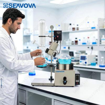 China 3L Manual Lift Rotary Evaporator NoVap-ML3 for sale