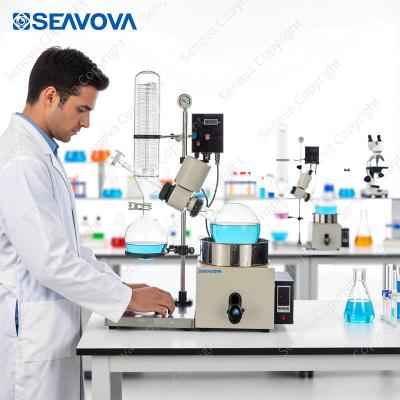 China 5L Rotary Evaporator Distillation Concentration With Ambidextrous Design for sale