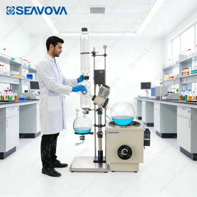 China 10L Manual Lift Rotary Evaporator NoVap-ML10 for sale