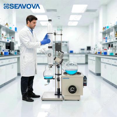 China 20L Manual Lift Rotary Evaporator NoVap-ML20 for sale