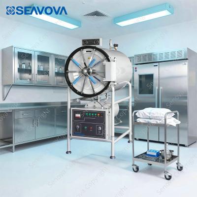 China 200Ltr Horizontal Cylindrical Autoclave Stainless Steel Horizontal Autoclave Sterilizer for sale