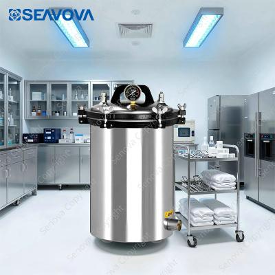 China Senova Biotech Portable Autoclave 24L Small Autoclave Machine for sale