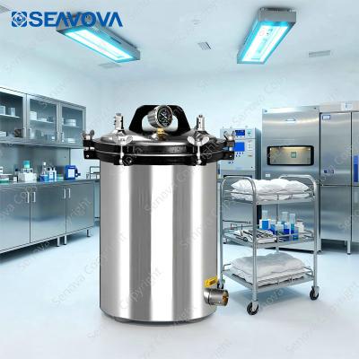 China 18Ltr Portable Autoclave Sterilizer 0.14Mpa-0.16Mpa Small Autoclave Sterilizer for sale