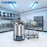 China Fully Stainless Steel Portable Autoclave 24L Portable Sterilizer Machine for sale