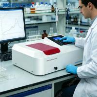 China Single Beam Visible Spectrophotometer VA-300C with 2nm Bandwidth and 320-1100nm Wavelength for sale