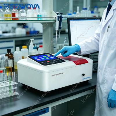 China Quasi Double Split Beam UV Vis Visible Spectrophotometer UB-600 with 2nm Bandwidth and 190-1100nm Wavelength for sale