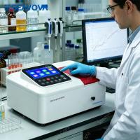 China Quasi Double Split Beam Vis Visible Spectrophotometer VB-600 with 2nm Bandwidth and 320-1100nm Wavelength for sale