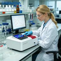 China Double Split Beam UV Visible Vis Spectrophotometer UB-800 with 1.8nm Bandwidth and 190-1100nm Wavelength for sale