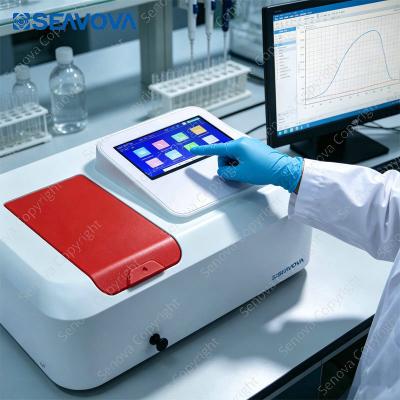 China Single Beam Visible Spectrophotometer VA-500C with 2nm Bandwidth and 320-1100nm Wavelength for sale