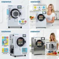 China 4kg/batch Stainless Steel Home Freeze Dryer with One-key Start and Clear Acrylic Door for sale
