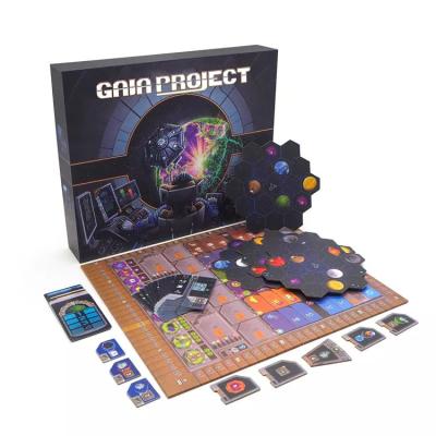 China Quick Round Customized Board Games Set Popular Cooperative Board Games Customization Printing for sale