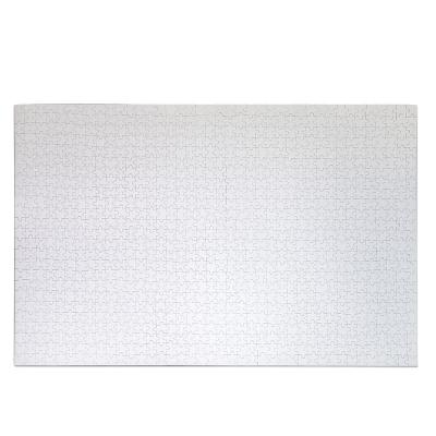 China 48 100 300 500 1000 Piece Sublimation Puzzle Jigsaw For Adult Heat Press Puzzles for sale