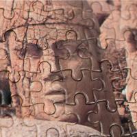China Cardboard Wood Sublimation Puzzle Blanks Customized Size Heat Press Jigsaw Puzzle for sale