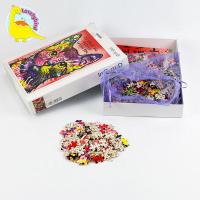 China 4 Color Printing Wooden Puzzles For Adults 1000pcs Jigsaw Glossy Varnish for sale