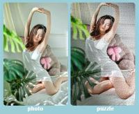 China Teenagers Heat Transfer Puzzle Custom Sunrise Scenery Printing Sublimation Jigsaw For Adults for sale
