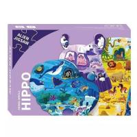 China Lion Pattern Preschool Jigsaw Puzzle 80 Pieces Paper Cardboard Puzzle Game Manufacturers For Kids for sale