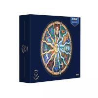 China 500 Pieces Circle Shape Puzzle Toys Round Jigsaw Educational Puzzles For Adults And Kids for sale