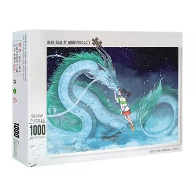 China Cardboard Or Wood Educational Toys 1000 Piece Jigsaw High Quantity Customize Art Puzzles For Adults for sale