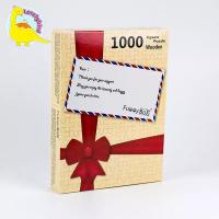 China Custom Made 1.8~2.2mm 1000 Piece Wooden Jigsaw Puzzles Educational Wooden Art Puzzles Gift Toy for sale