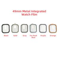China Tempered Glass Watch Screen Protector Aluminum Alloy Full Cover For Apple Watch for sale