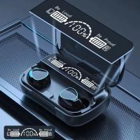 China BT5.3 TWS Wireless Headphones Invisible Bluetooth Earbuds With 800mah Power Bank for sale
