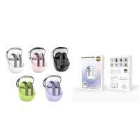 China Transparent TWS Wireless Headphones Noise Canceling With Led Light for sale