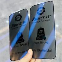China Factory Wholesale Price Hd Clear Anti-Static Full Coverage Phone Privacy Tempered Glass Screen Protector for sale