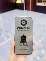 China Factory Wholesale Price Hd Clear Anti-Static Full Coverage Phone Privacy Tempered Glass Screen Protector for sale
