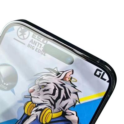 China Esd Factory Wholesale Full Cover Anti Scratch Unbreakable Tempered Glass Screen Protector For Iphone 15/Pro for sale