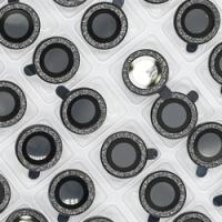 China Metal Aluminium Diamond Screen Protector IPhone 12 Pro Back Camera Lens Protector for sale