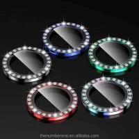 China Aluminium Alloy Lens Diamond Screen Protector Metal Tempered Glass for sale