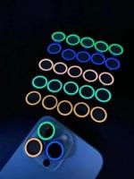 China Mobile Phone Luminous Camera Lens Protector Anti Oil Back Camera Lens Protector for sale