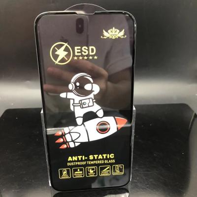 China ESD Anti Static Privacy Glass Screen Protector Full Glue For IPhone 14 Pro X Xs for sale