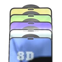 China 8D Mirror Effect HD Clear Screen Protector Full Covered Tempered Glass for sale
