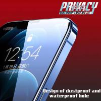 China Anti Spy Matte Glass Screen Protector 3D Privacy Tempered Glass for sale