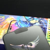 China Bright Edged Privacy Glass Screen Protector AG Matte For Iphone 14plus for sale