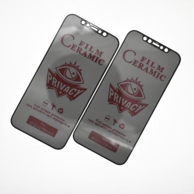 China Ceramics Privacy Tempered Glass Screen Protector Clear For Iphone 12 Pro Max for sale