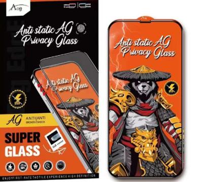 China AOG ESD Phone Screen Protector Privacy Matte Anti Spy Tempered Glass for sale